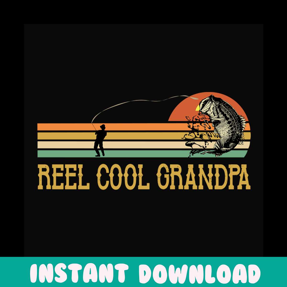 Reel Cool Pawpaw Svg, Fathers Day Svg, Fishing Dad Svg, Dad | Inspire Uplift