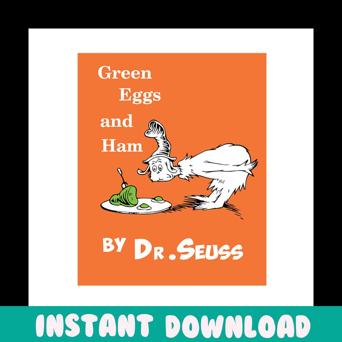 Green Eggs And Ham By Dr Seuss Svg, Dr Seuss Svg, Green Eggs - Inspire ...