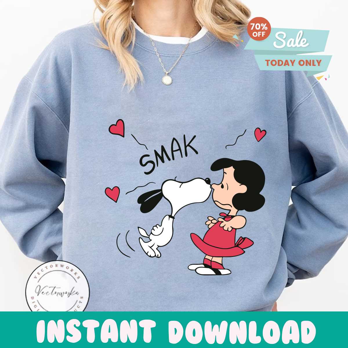 Smak Snoopy Lucy Valentine SVG | Inspire Uplift