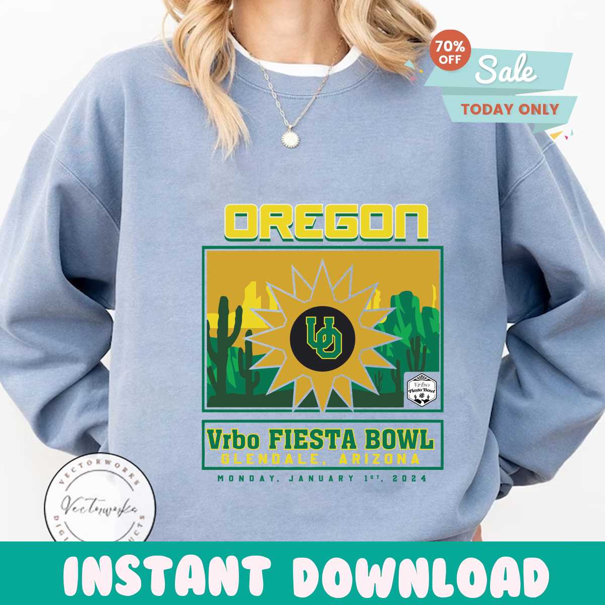 Oregon Vrbo Fiesta Bowl 2024 SVG | Inspire Uplift