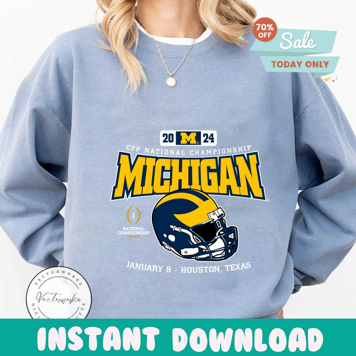 Michigan National Championship 2024 Svg Digital Download | Inspire Uplift