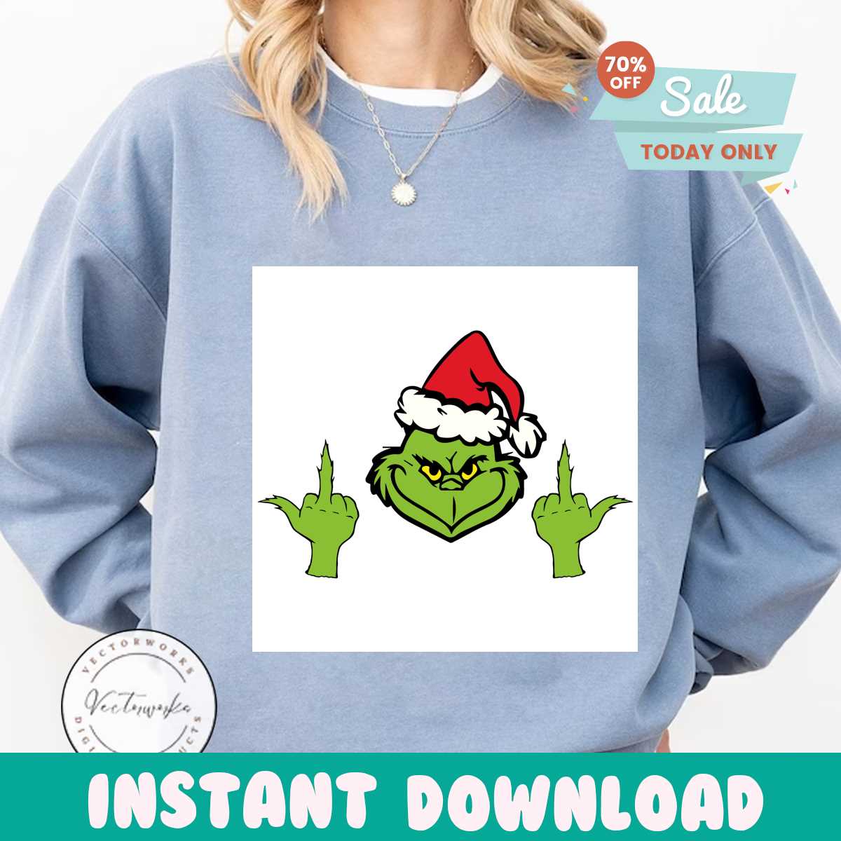 Grinch Middle Finger Svg, Christmas Svg, Grinch Svg, Christm | Inspire ...