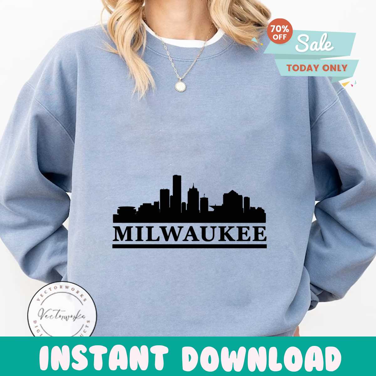 Milwaukee Skyline SVG | Digital Download | Milwaukee SVG, Mi - Inspire ...