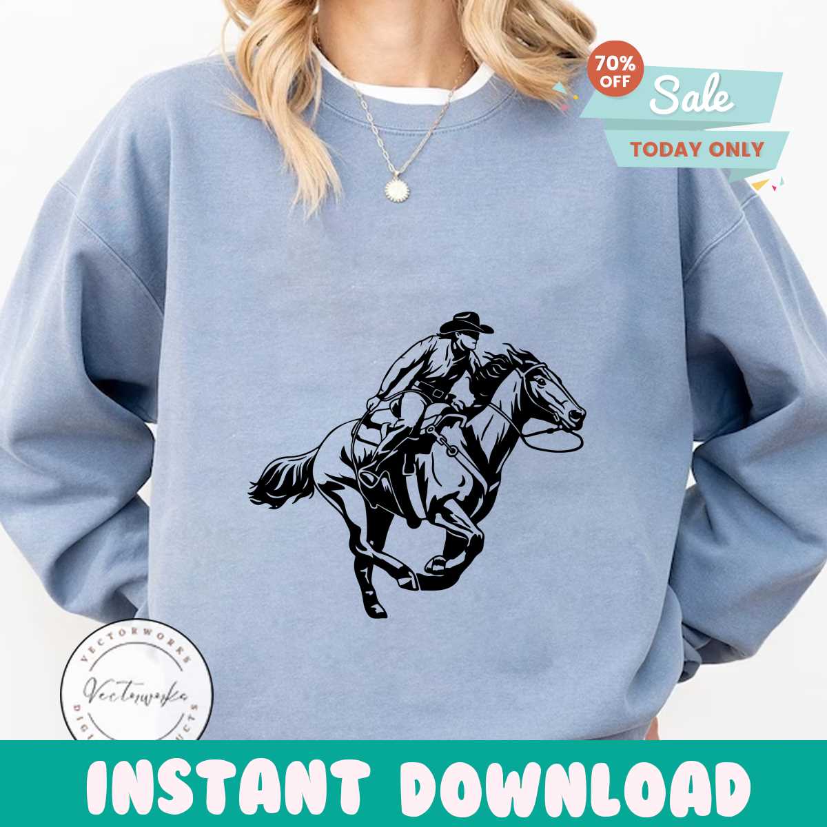 Cowboy Svg, Western Cowboy Riding Horse SVG, Rodeo Cowboy sv - Inspire ...