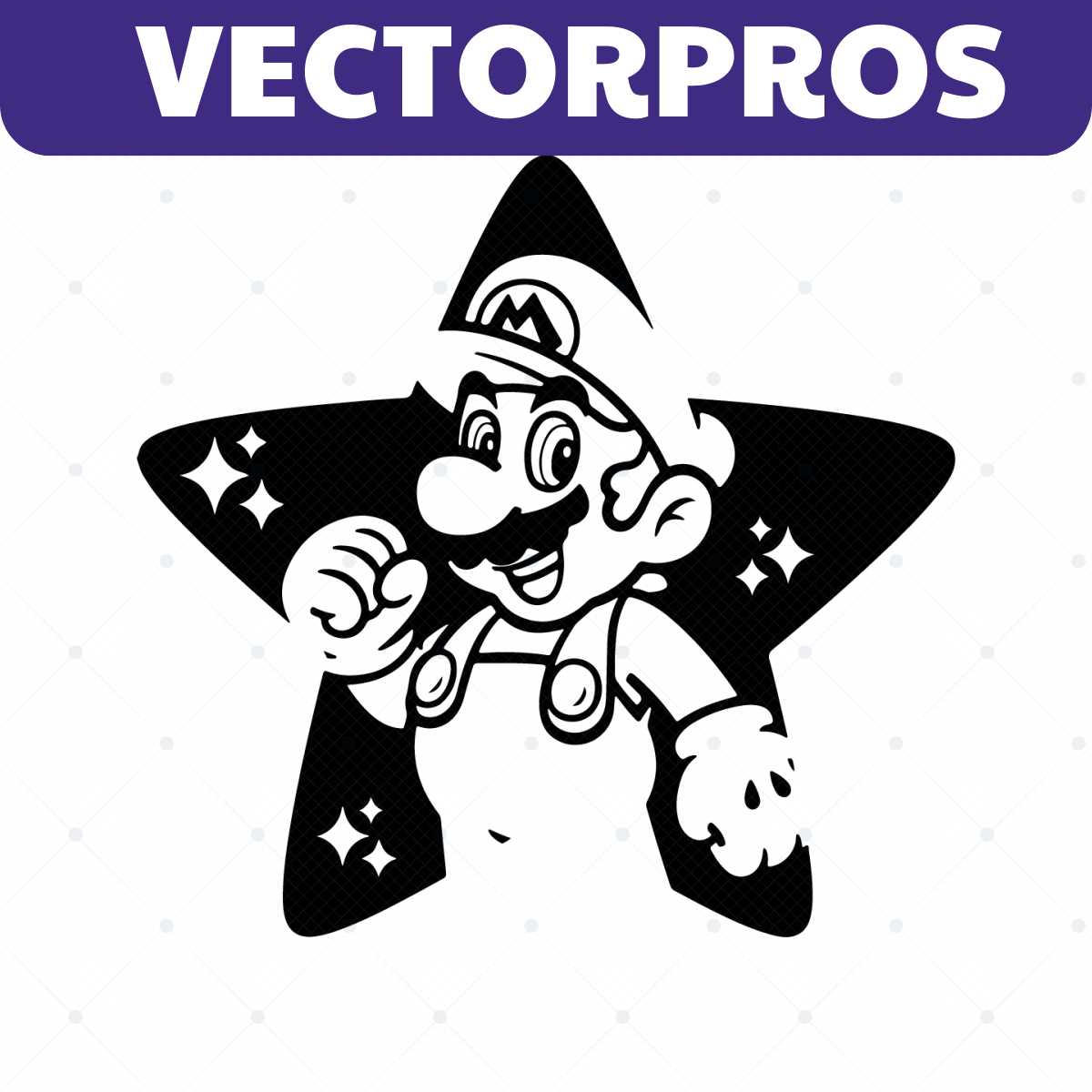 Mario Star Vector 43 svg, png, jpg, pdf, Clip art Files For | Inspire ...