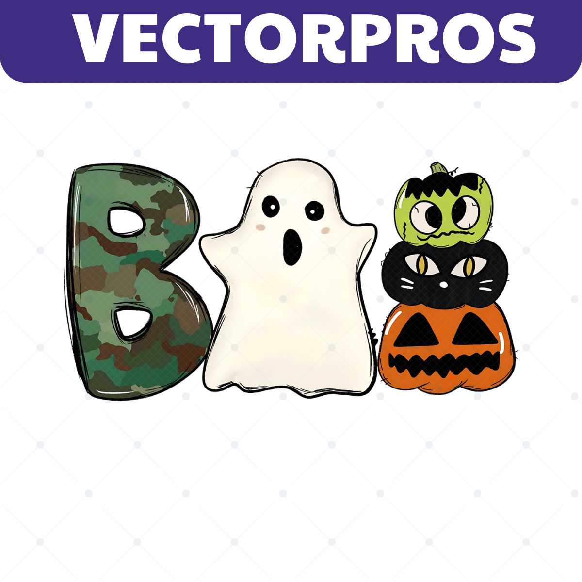 Halloween BOO png boy, Halloween spooky sublimation, Camo bo | Inspire ...