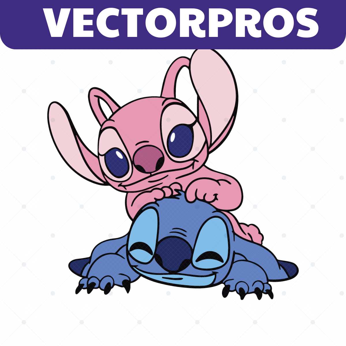 Stitch in Love Svg, Stitch couple svg, angel svg, stitch ang - Inspire ...