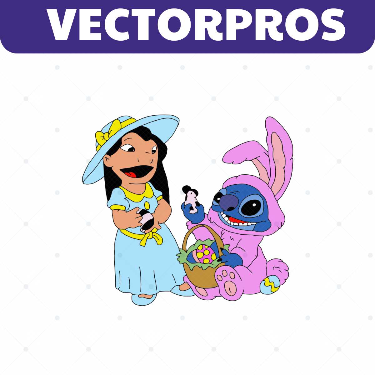 Lilo And Stitch Easter Day Svg, Easter Day Svg, Easter Stitc | Inspire ...