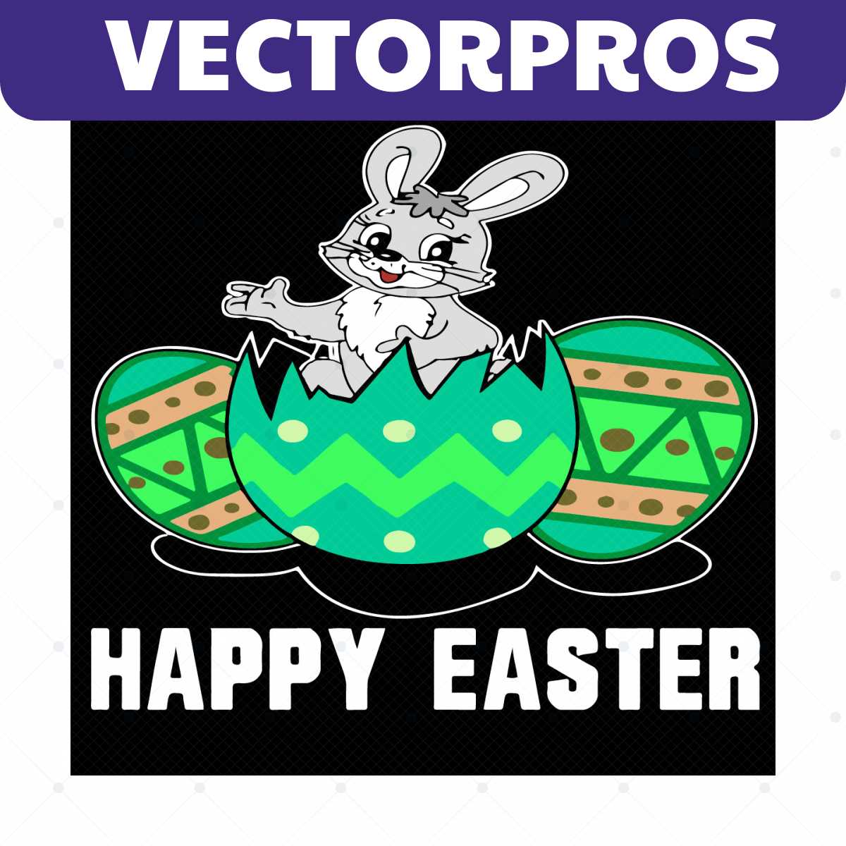 Happy Easter Bunny Svg, Easter Day Svg, Bunny Svg, Bunny Ear | Inspire ...
