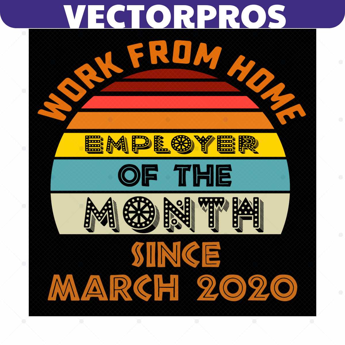 Work From Home Employee Of The Month Svg, Trending Svg, Funn | Inspire ...