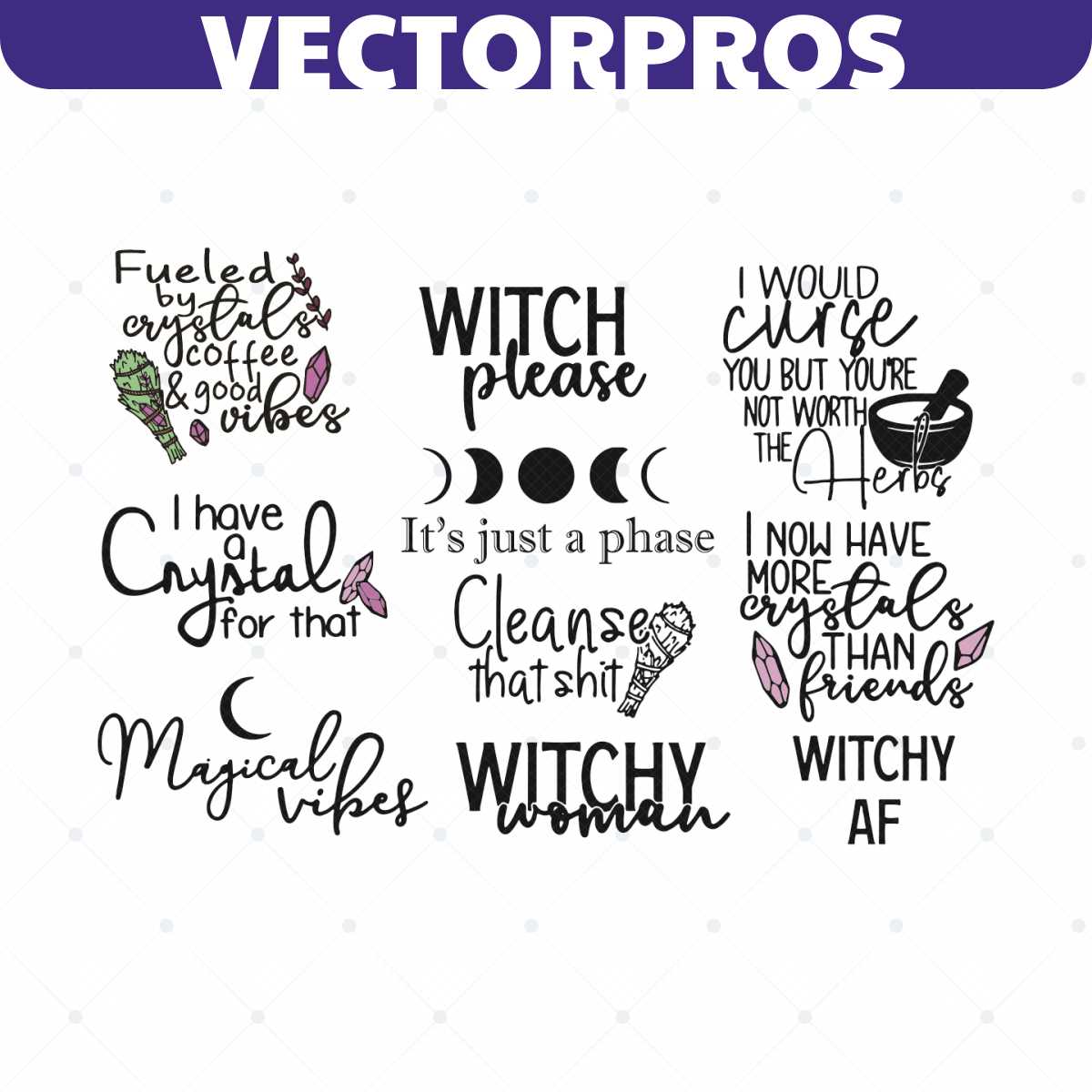 Witch And Crystal Svg Bundle, Trending Svg, Witch Svg, Witch | Inspire ...