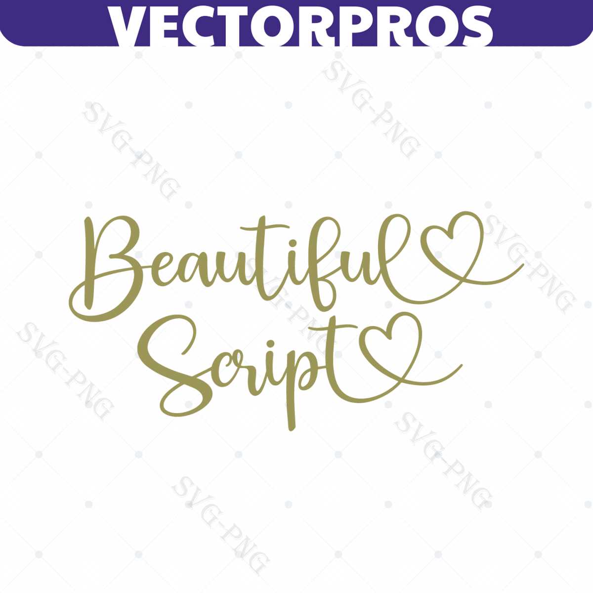 Beautiful Script Font, Script Font,Font with Hearts,Font wit | Inspire Uplift