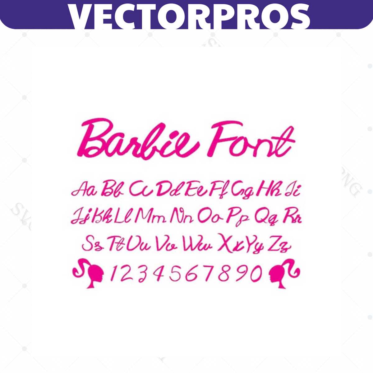 BARBIE FONT SVG, Come on Barbie Let Go Party Svg, Png Eps Do | Inspire ...
