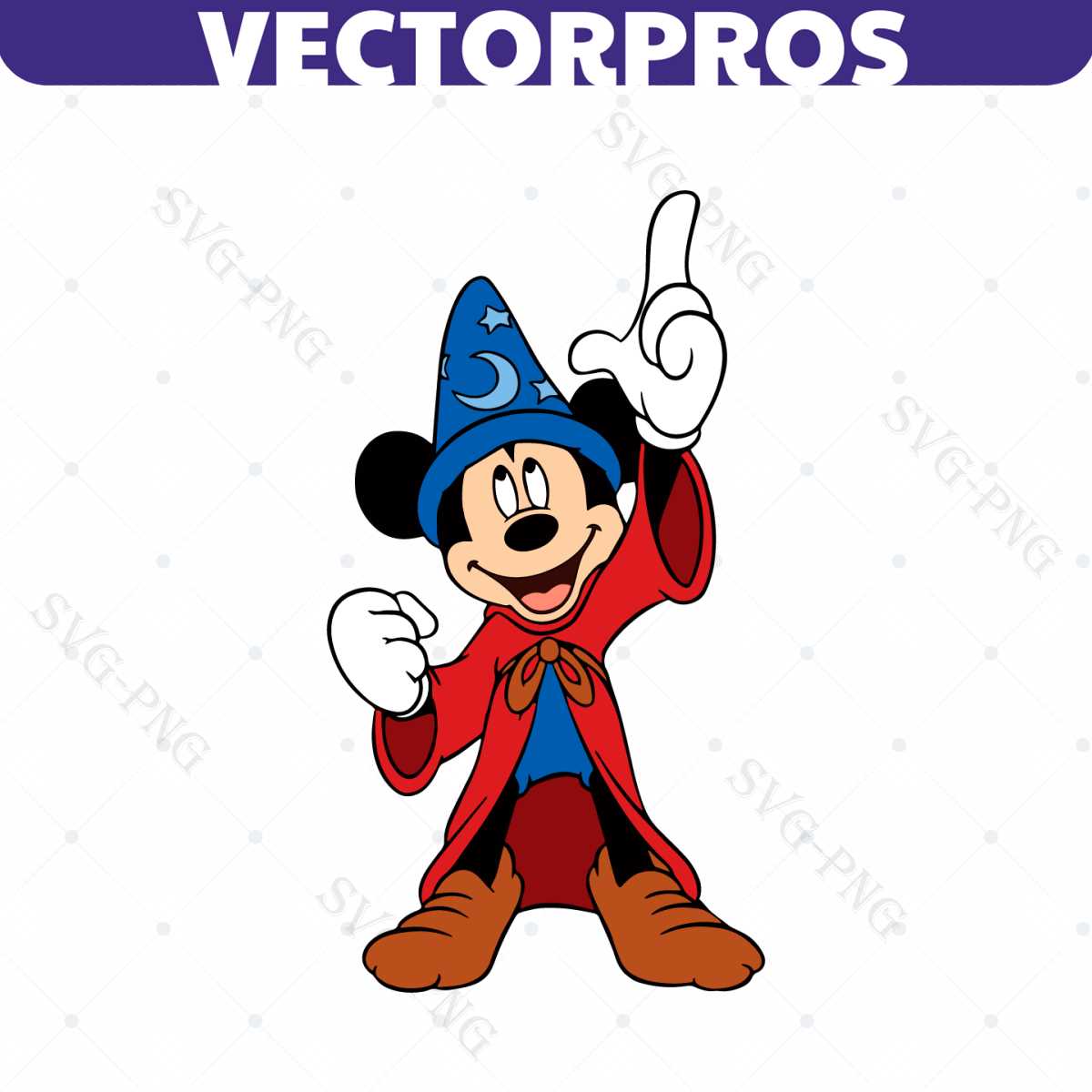 Magician Mickey Mouse 021 Svg Dxf Eps Pdf Png, Cricut, Cutti | Inspire Uplift