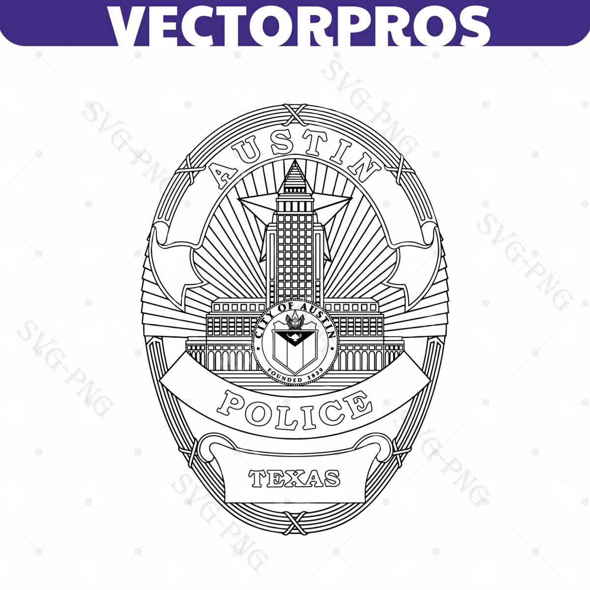 Austin TX Police Badge, Austin PD Austin Police Department P | Inspire ...
