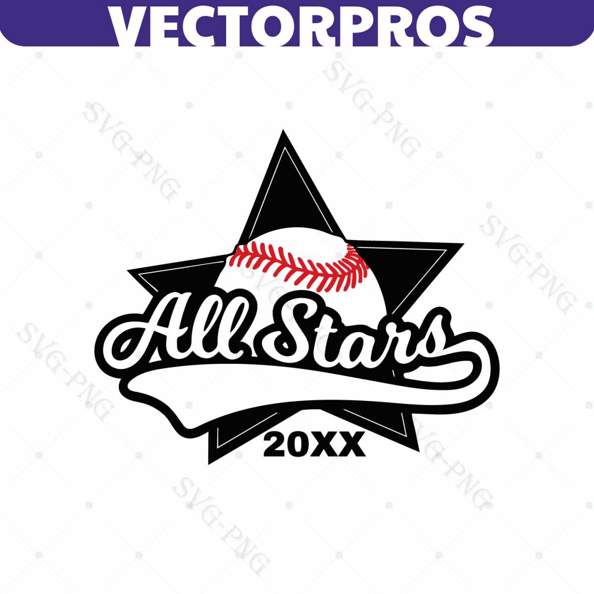 All Stars svg, Softball Svg, Baseball svg, vector, emblem, s | Inspire ...