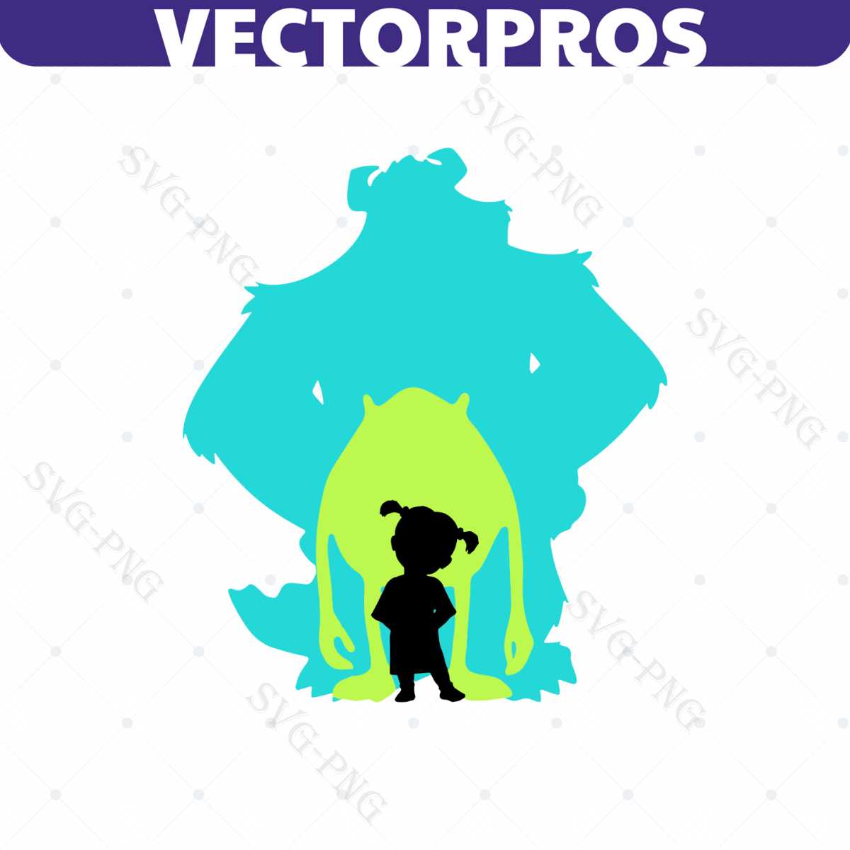 Monsters Inc SVG Ears, Boo Sully Mike Monsters At Work Disne | Inspire ...