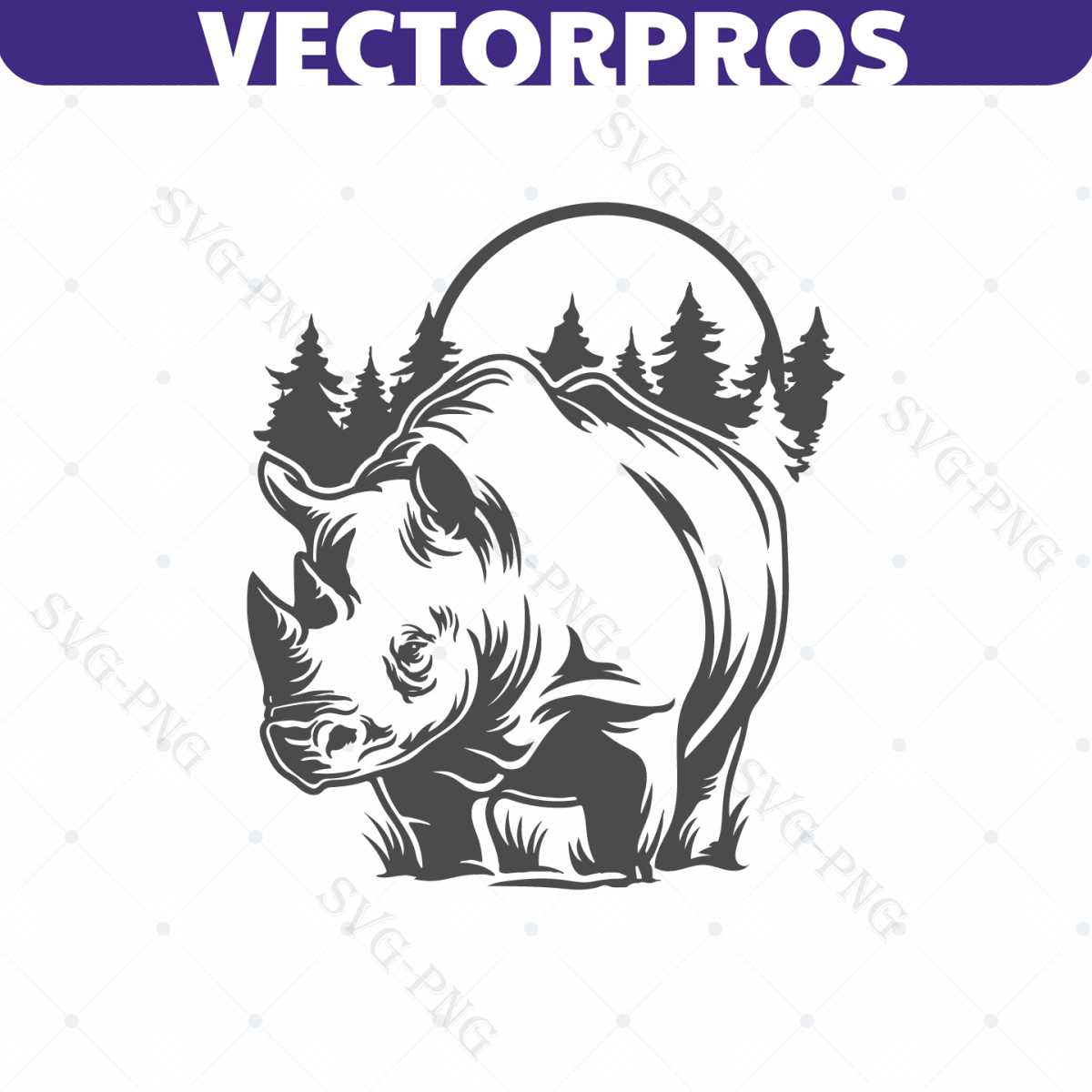 Rhino svg | Rhino png | Animal svg | Rhino Clipart | Rhino C | Inspire ...