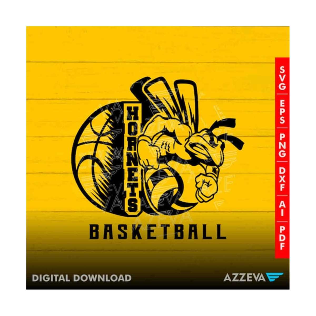 Hornets Basketball Design png, eps, ai, dxf, png, pdf, jpg a | Inspire ...