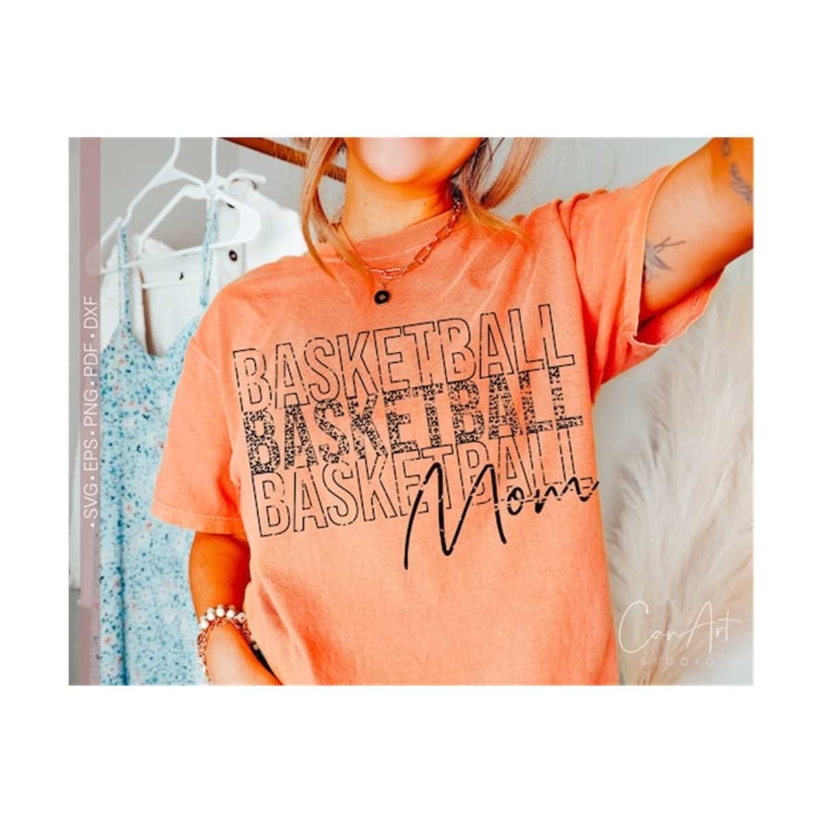 Distressed Basketball Mom Svg Grunge Basketball Mama Svg Bas - Inspire ...