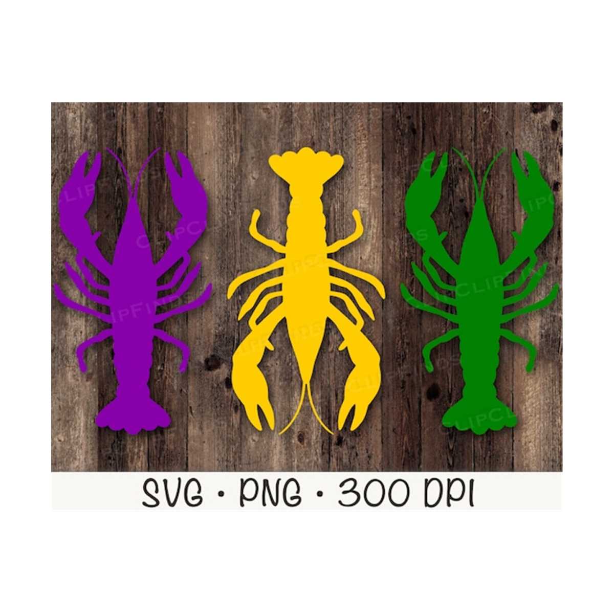 Mardi Gras Crawfish SVG Vector Cut File and PNG Transparent | Inspire ...