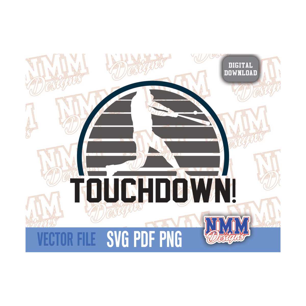 Touchdown! Baseball SVG Football, Sports svg png, pdf, svg f | Inspire ...