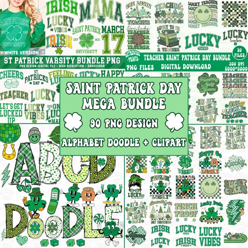 St patricks day png Mega Bundle, st patricks day shirt png, | Inspire ...