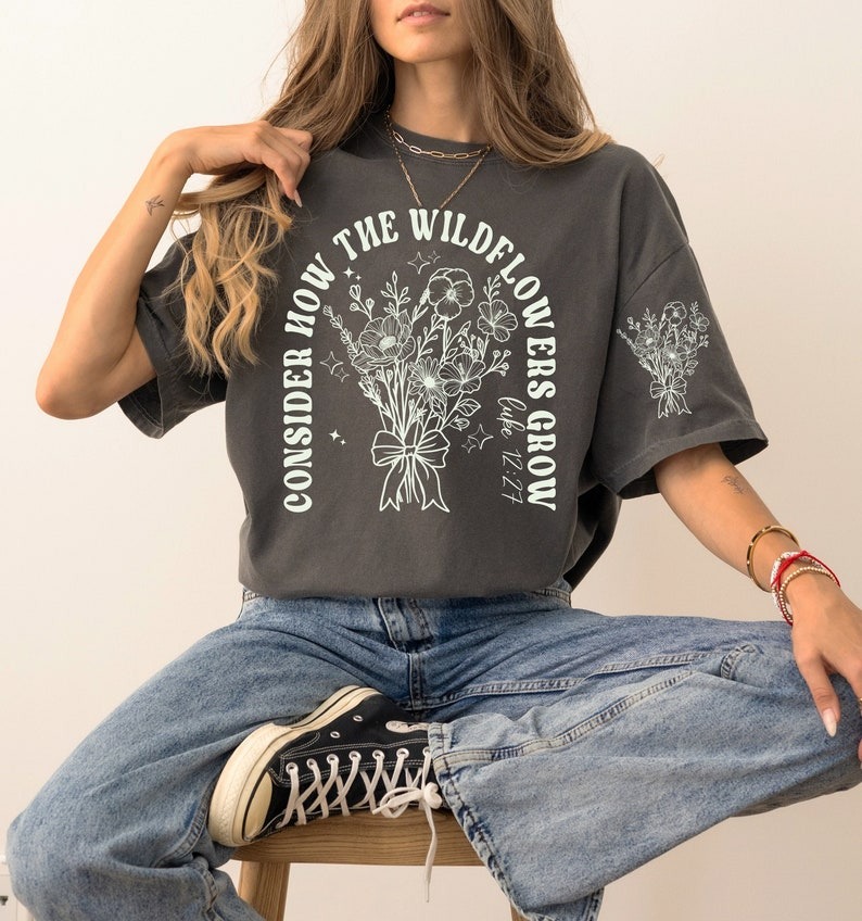 Bible Verse SVG, Consider How the Wildflowers Grow Luke 12 2 | Inspire ...