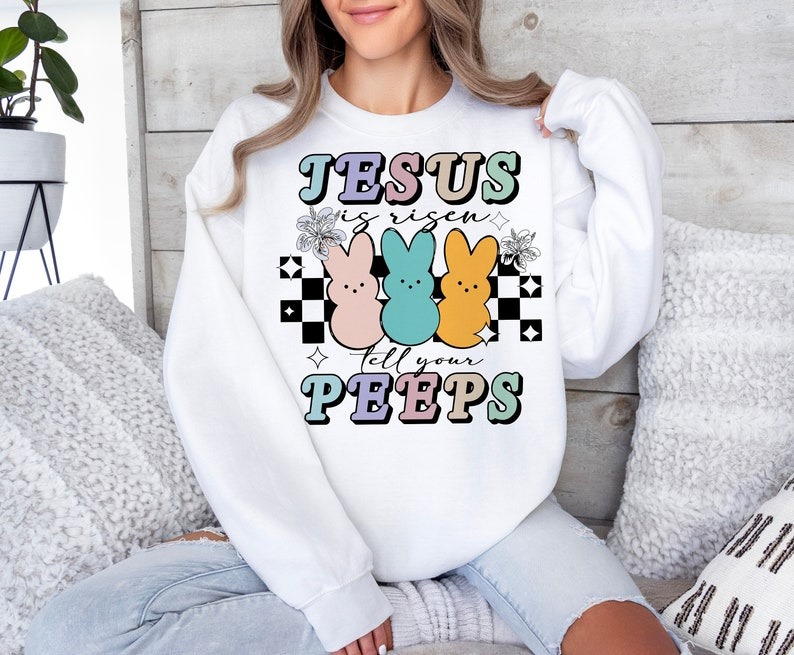 Jesus is Risen tell Your Peeps PNG, Easter Png, Christian Pn | Inspire ...