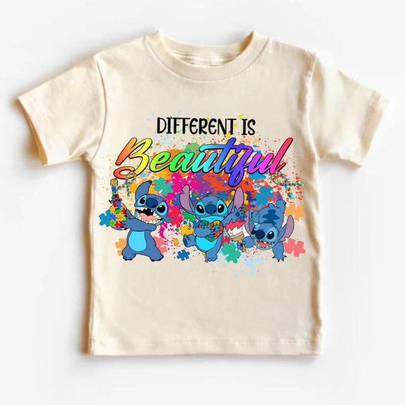Stitch Different Is Beautiful Png, Stitch Autism Awareness S | Inspire ...