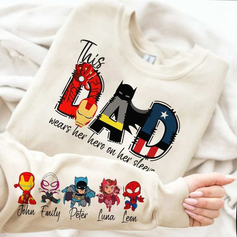 This Dad Wears His Hero On His sleeves, Super Dad, Personali | Inspire ...