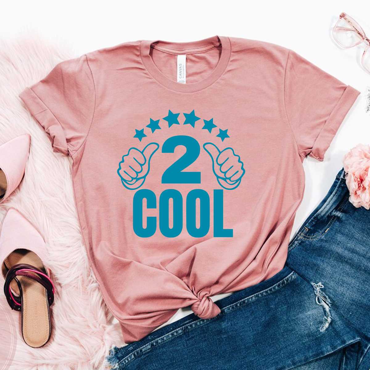 Two Cool SVG PNG, 2nd Birthday SVG, Boys Second Birthday Shi | Inspire ...