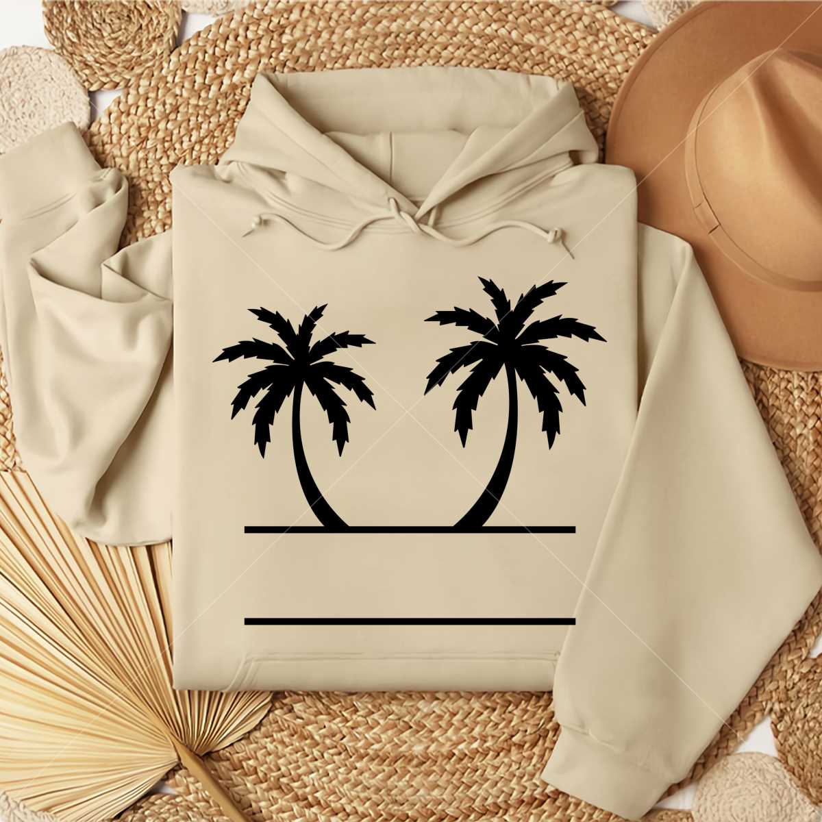 Split Palm Tree SVG, Palm Tree SVG. | Inspire Uplift