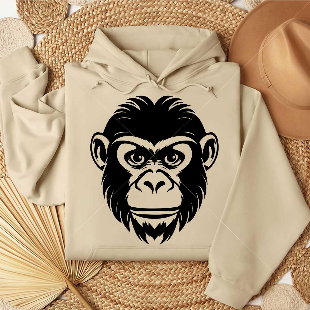 Monkey Head SVG, Monkey SVG | Inspire Uplift