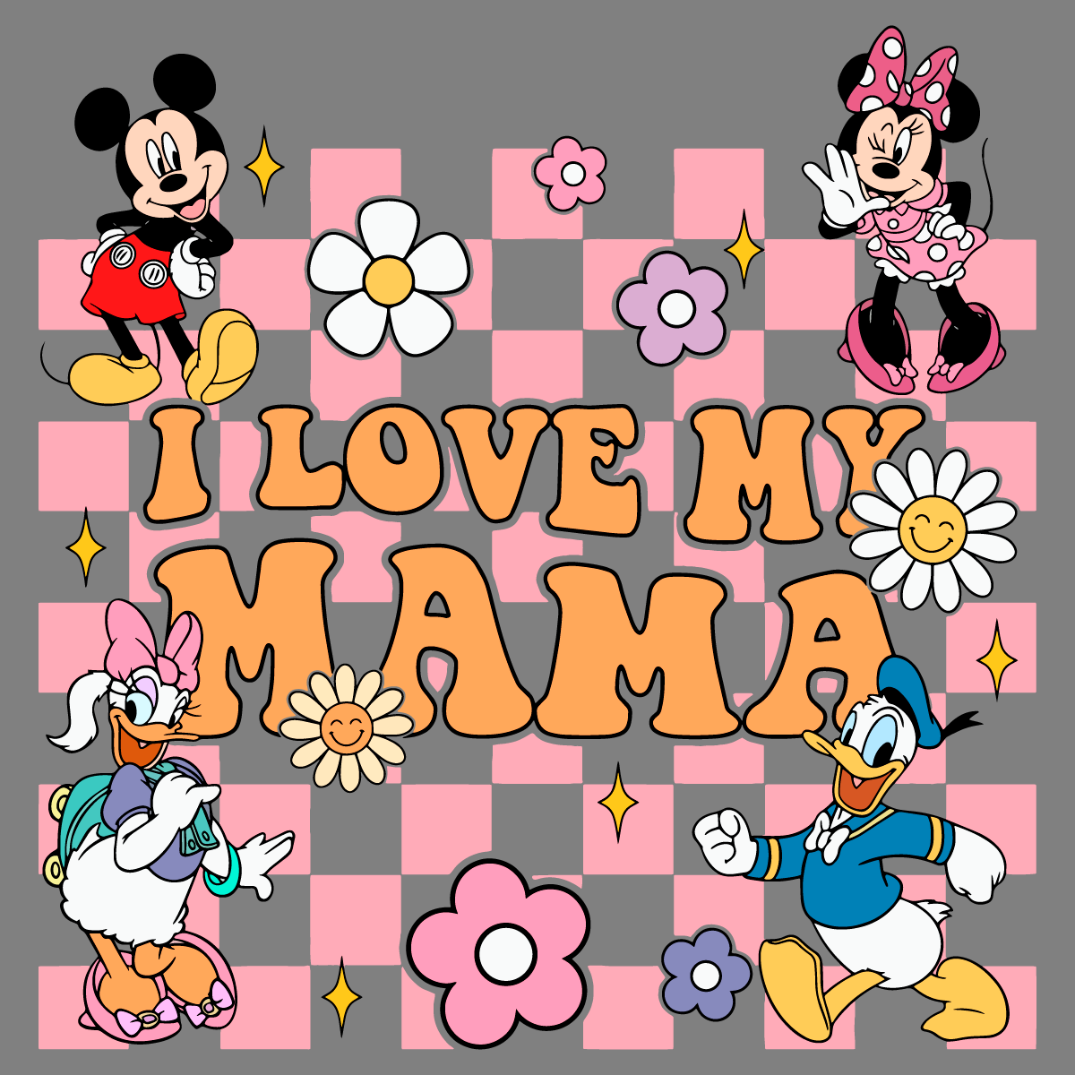 I Love My Mama Mickey Mouse and Friends SVG | Inspire Uplift