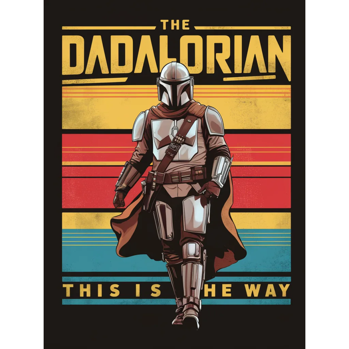 Dadalorian This Is The Way Retro Png Digital Download Files | Inspire ...