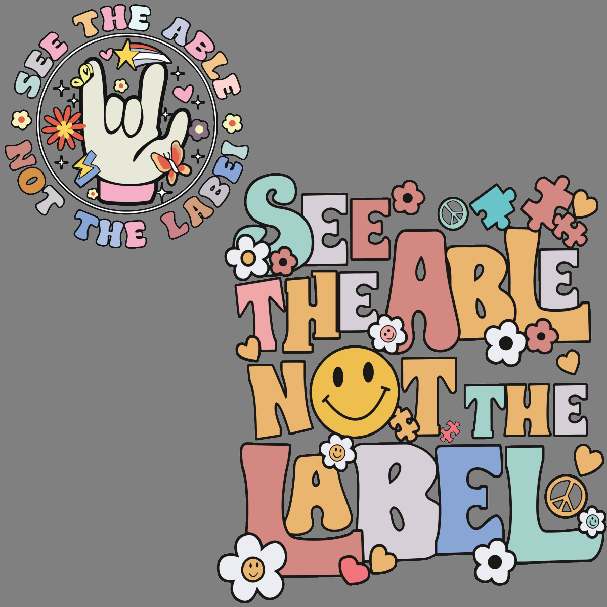 See The Able Not The Label Autism SVG Digital Download Files - Inspire ...