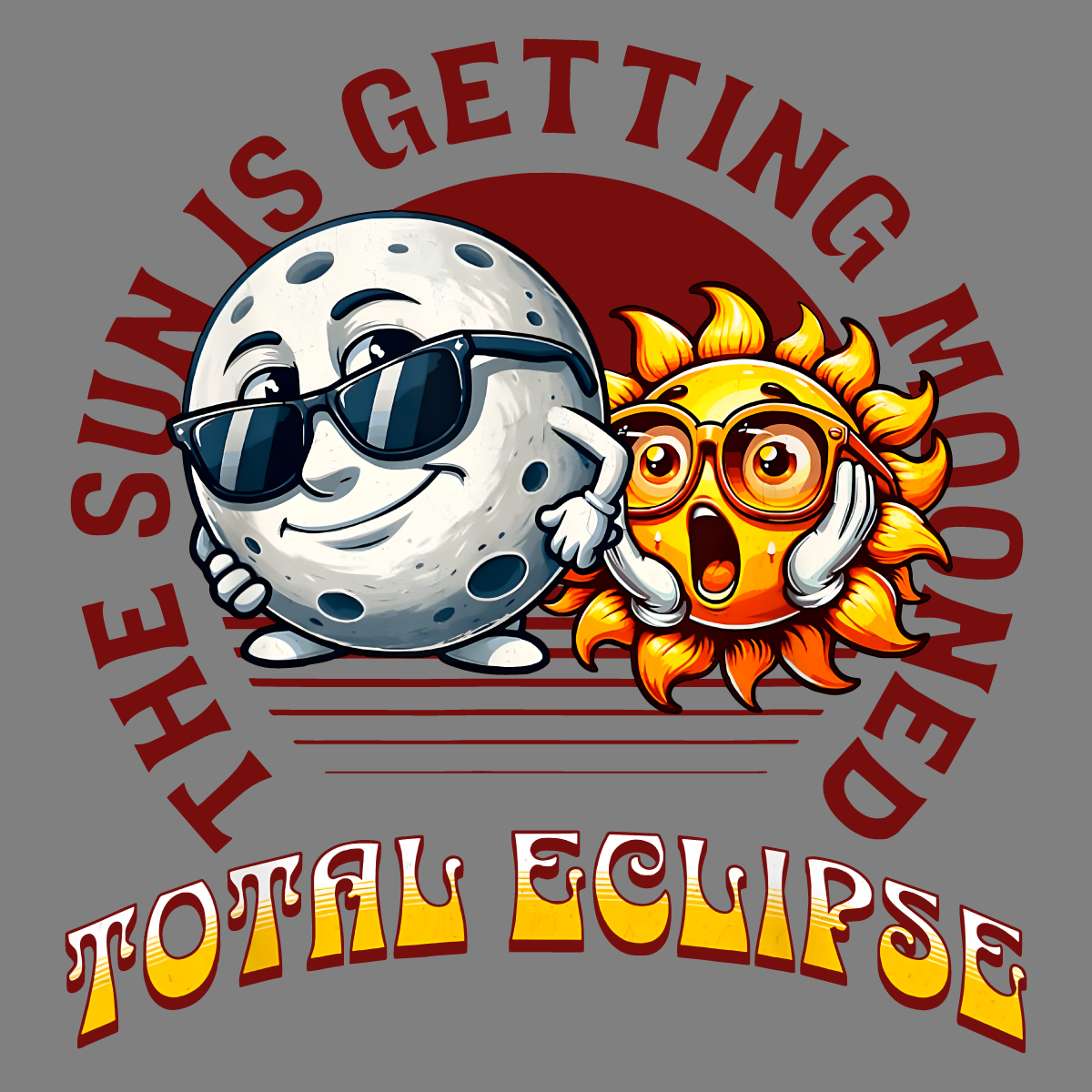 The Sun is Getting Mooned Total Eclipse PNG - Inspire Uplift