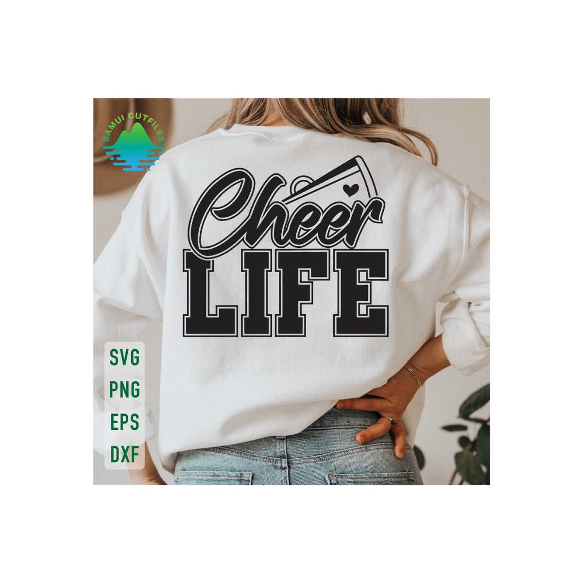 Cheer Life Svg, Cheerleading Svg, Cheer Mom Svg, Cheer Svg, | Inspire ...