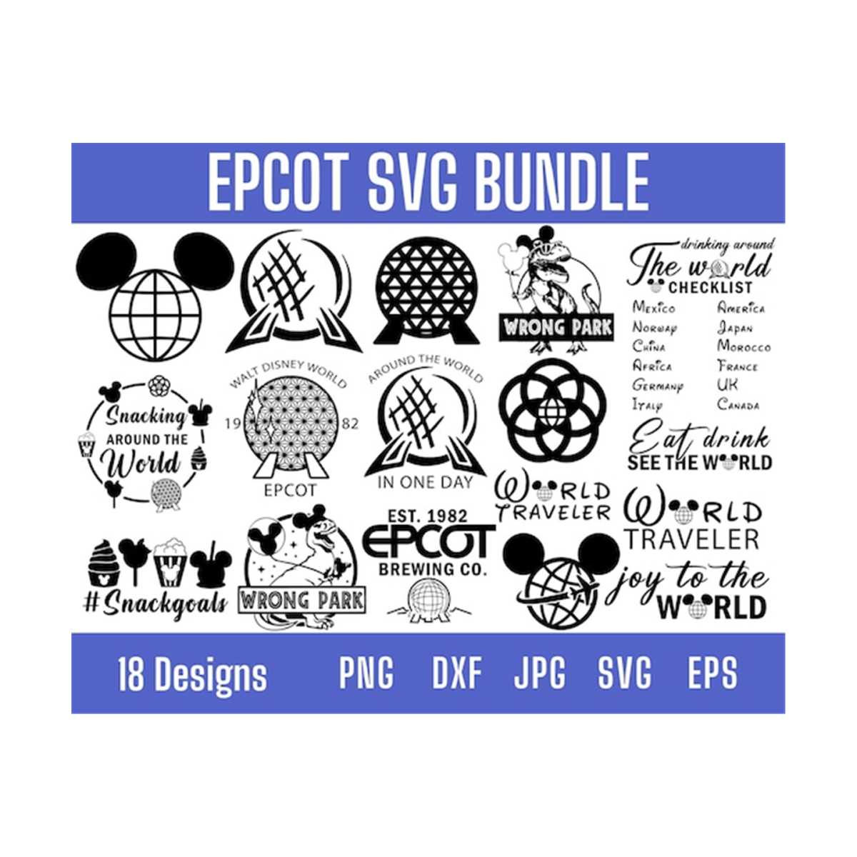 Epcot Svg, World Traveler Svg, Family Vacation Svg, Epcot Sh | Inspire ...