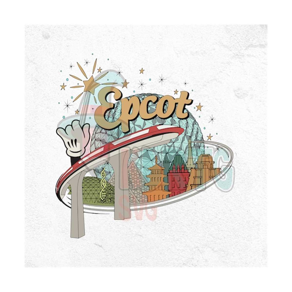 Epcot World Tour Svg Png, Mouse And Friends, Family Trip 202 | Inspire ...