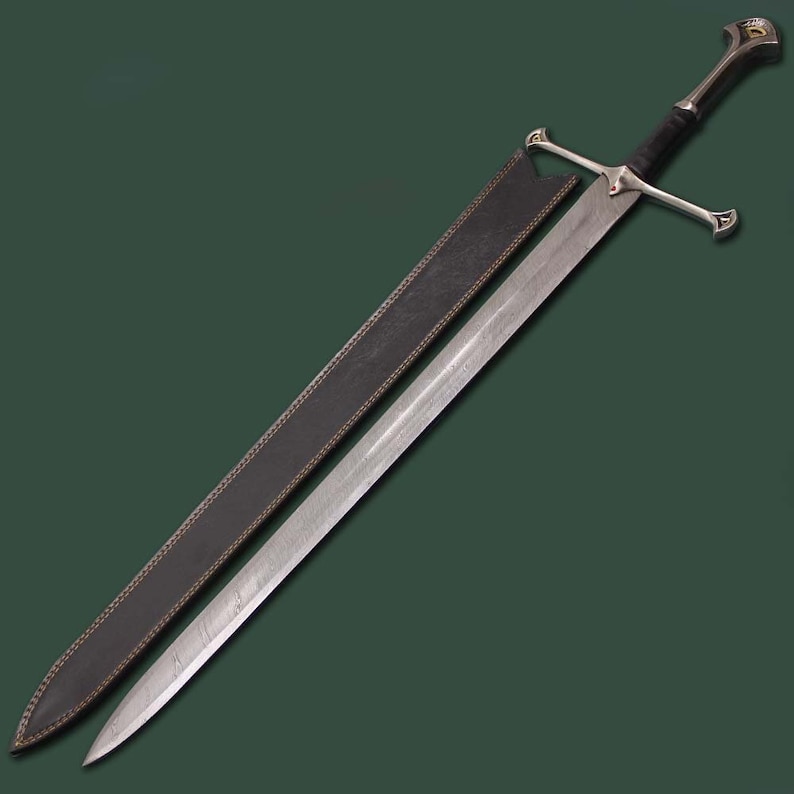 Longsword/ Bastard Sword- High Carbon Damascus Steel Sword W - Inspire ...