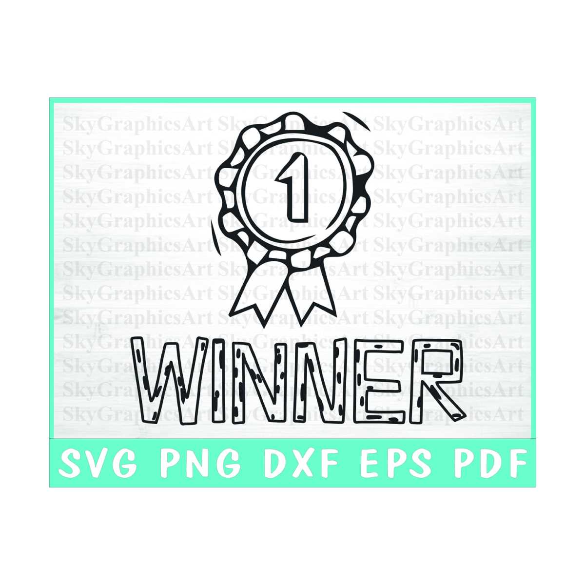 Winner SVG, Digital Download, Svg, Png, Dxf, Eps, PDF, Cricu | Inspire ...
