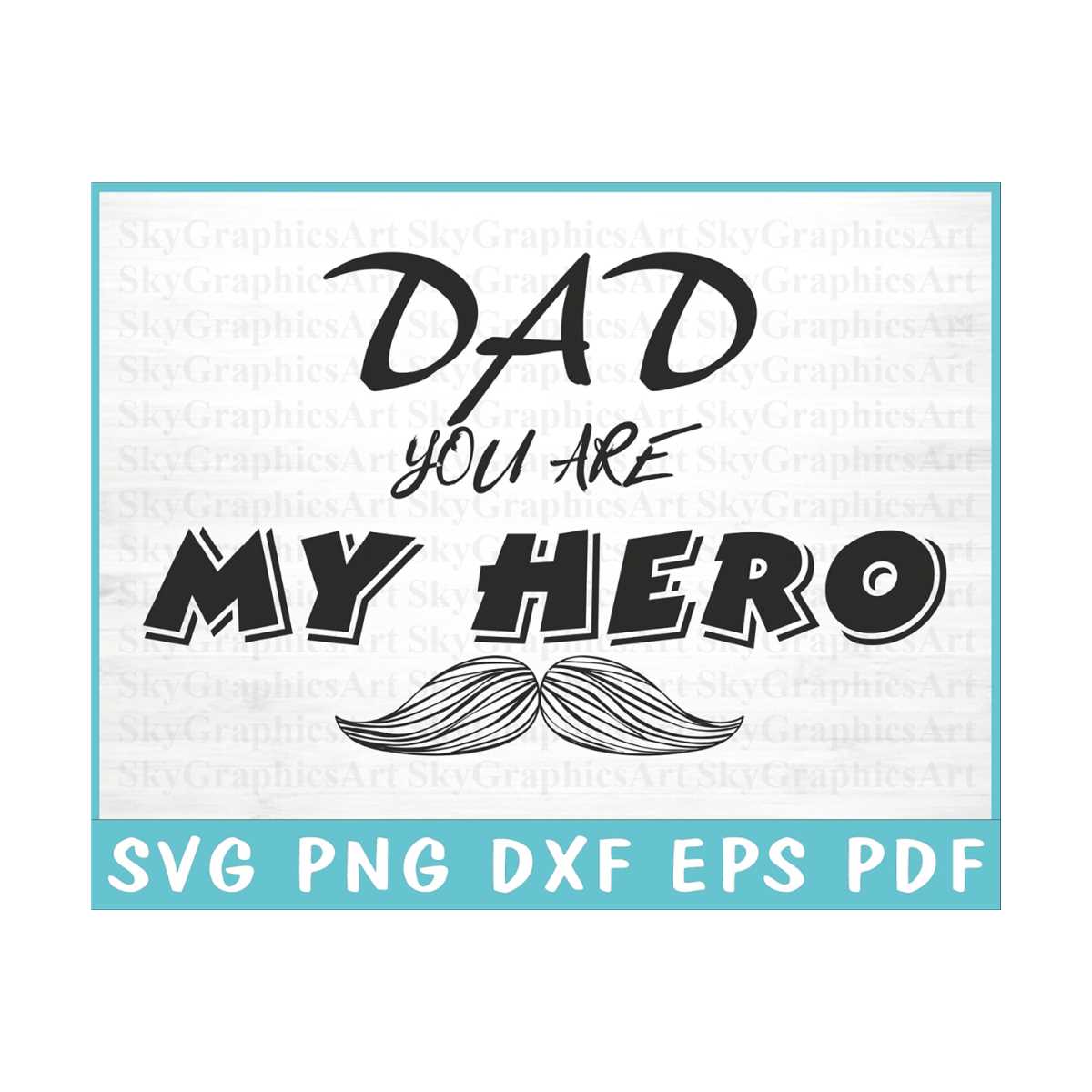 Dad You Are My Hero - Dad Svg - Father Day Gifts - Dad Silho | Inspire ...