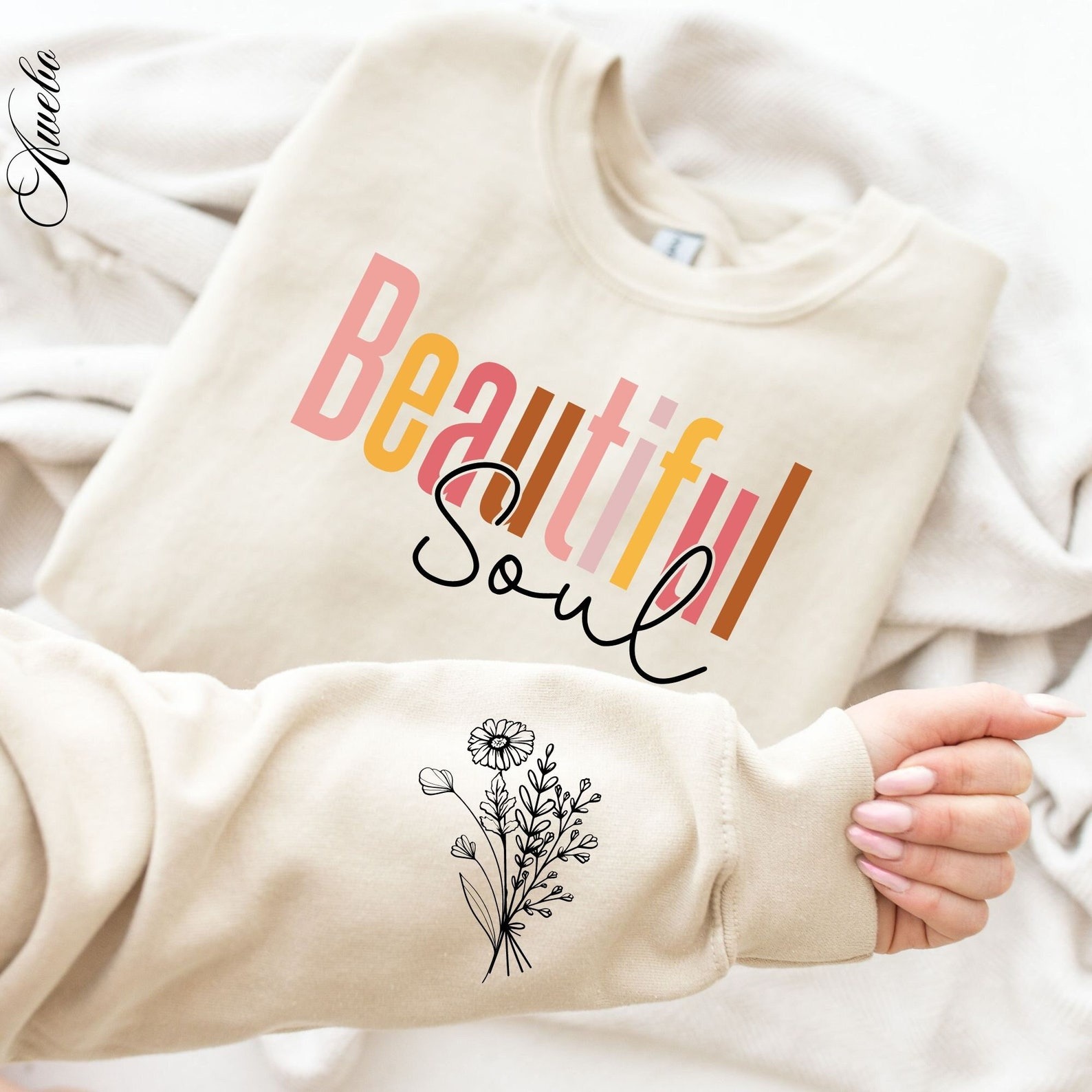 Beautiful Soul SVG PNG EPS, Boho Motivational Sleeve Shirt D | Inspire ...