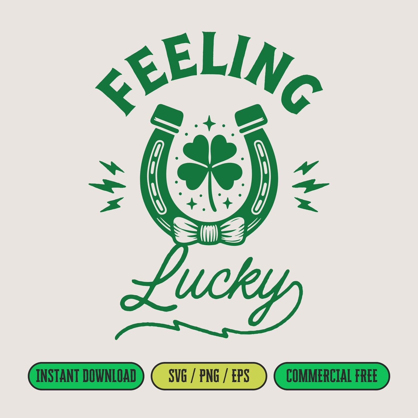 Feeling Lucky St. Patrick's Day SVG file for Print & Cut, We | Inspire ...