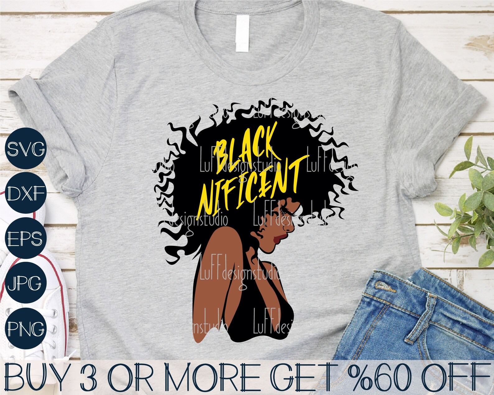 Juneteenth Svg, Black Woman SVG, Blacknificent SVG, Afro Wom | Inspire Uplift