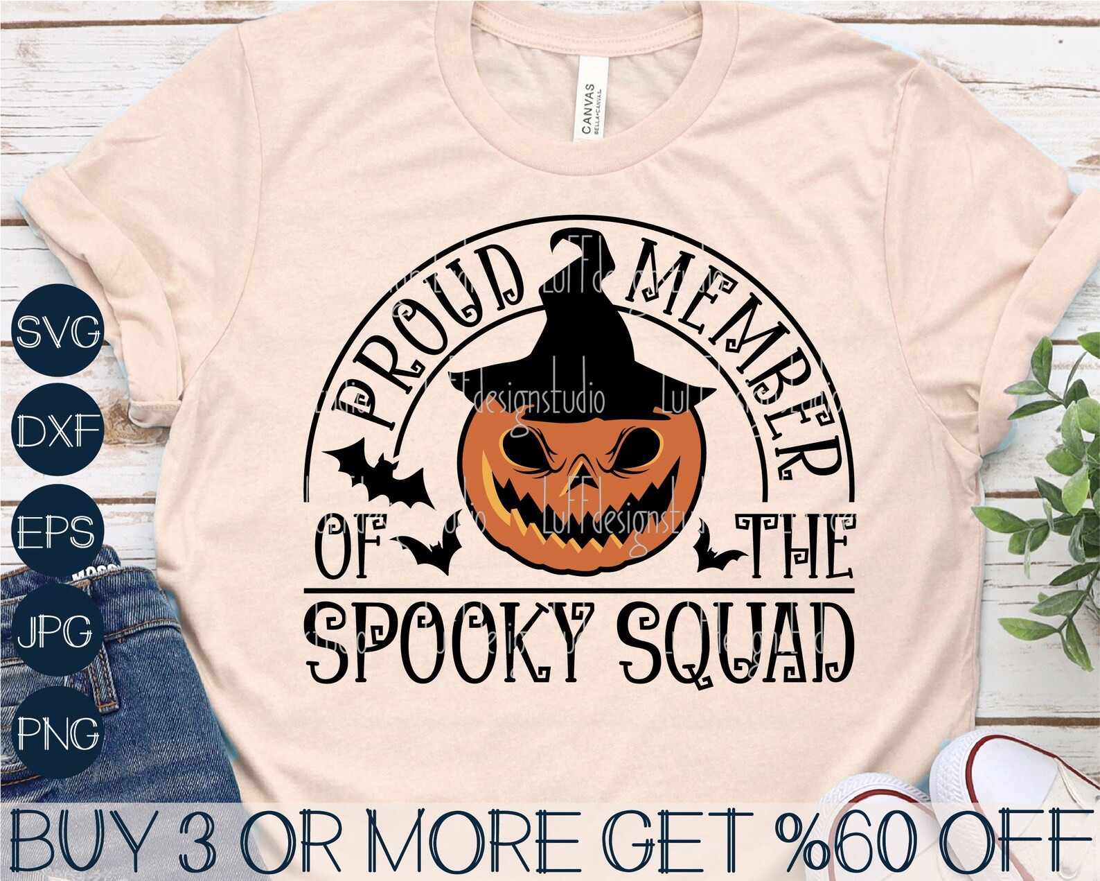 Spooky Squad SVG, Halloween Crew SVG, Proud Member SVG, Witc | Inspire ...