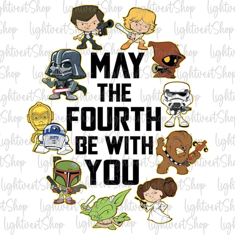May The Fourth Be With You Png, This Is The Way Png, May 4th | Inspire ...