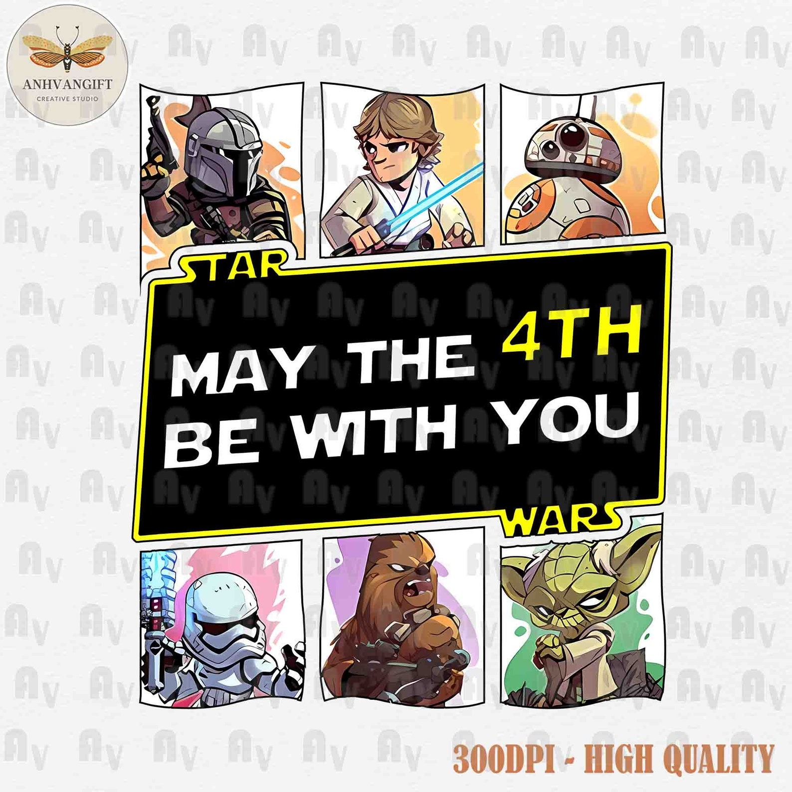 May The 4th Be With You PNG, May 4th Png, Television Series | Inspire ...